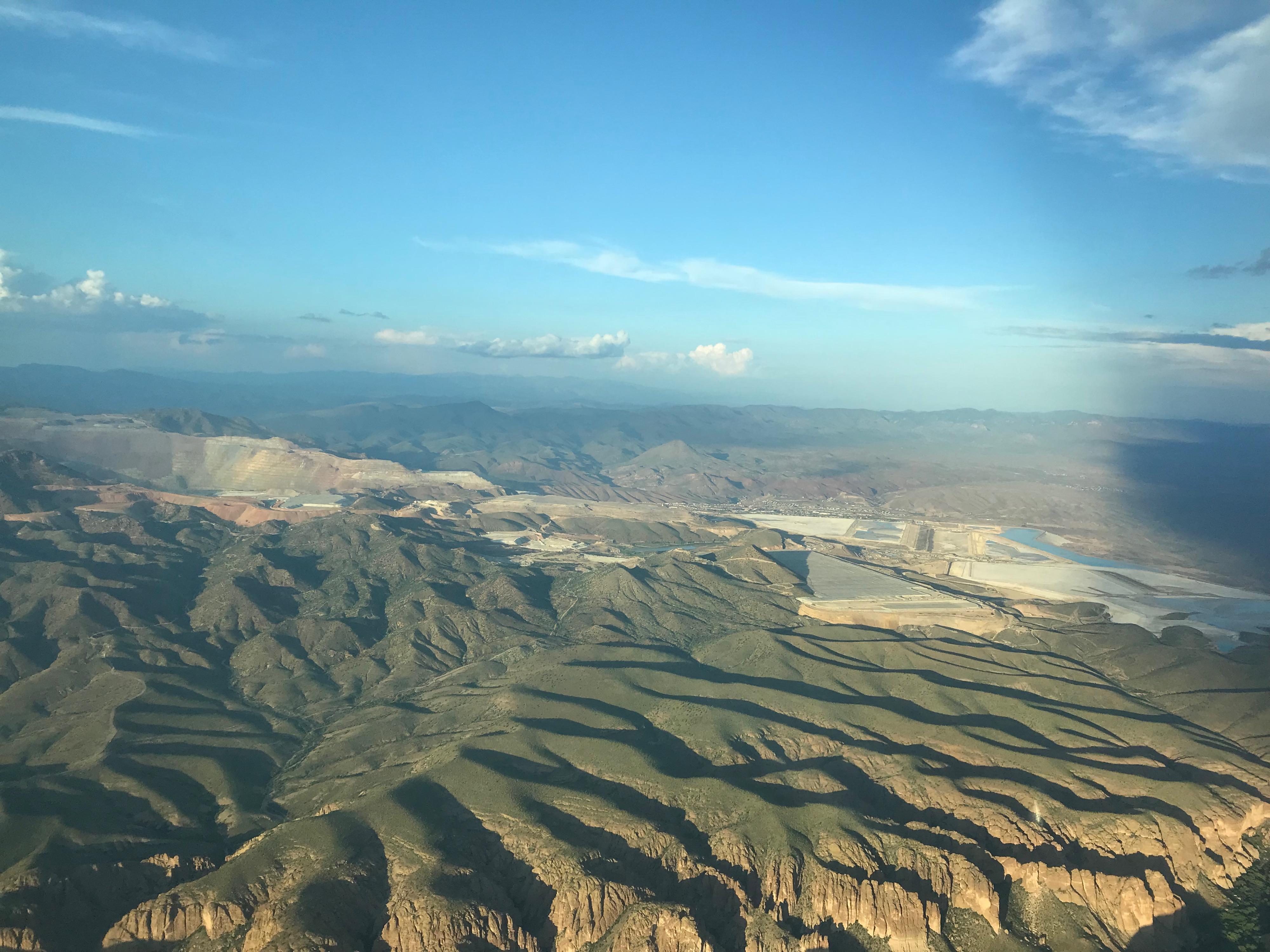 Flying a 1969 Cardinal near Reserve NM and the Morenci mine. August 2018. | Flyers Forum